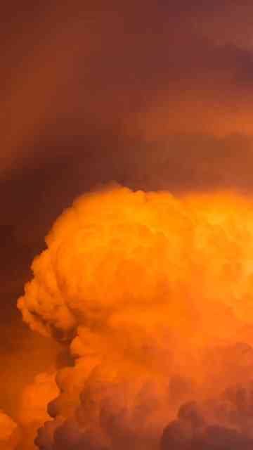 Exploding Supercell at Sunset A Storm Chaser's Perfect Moment