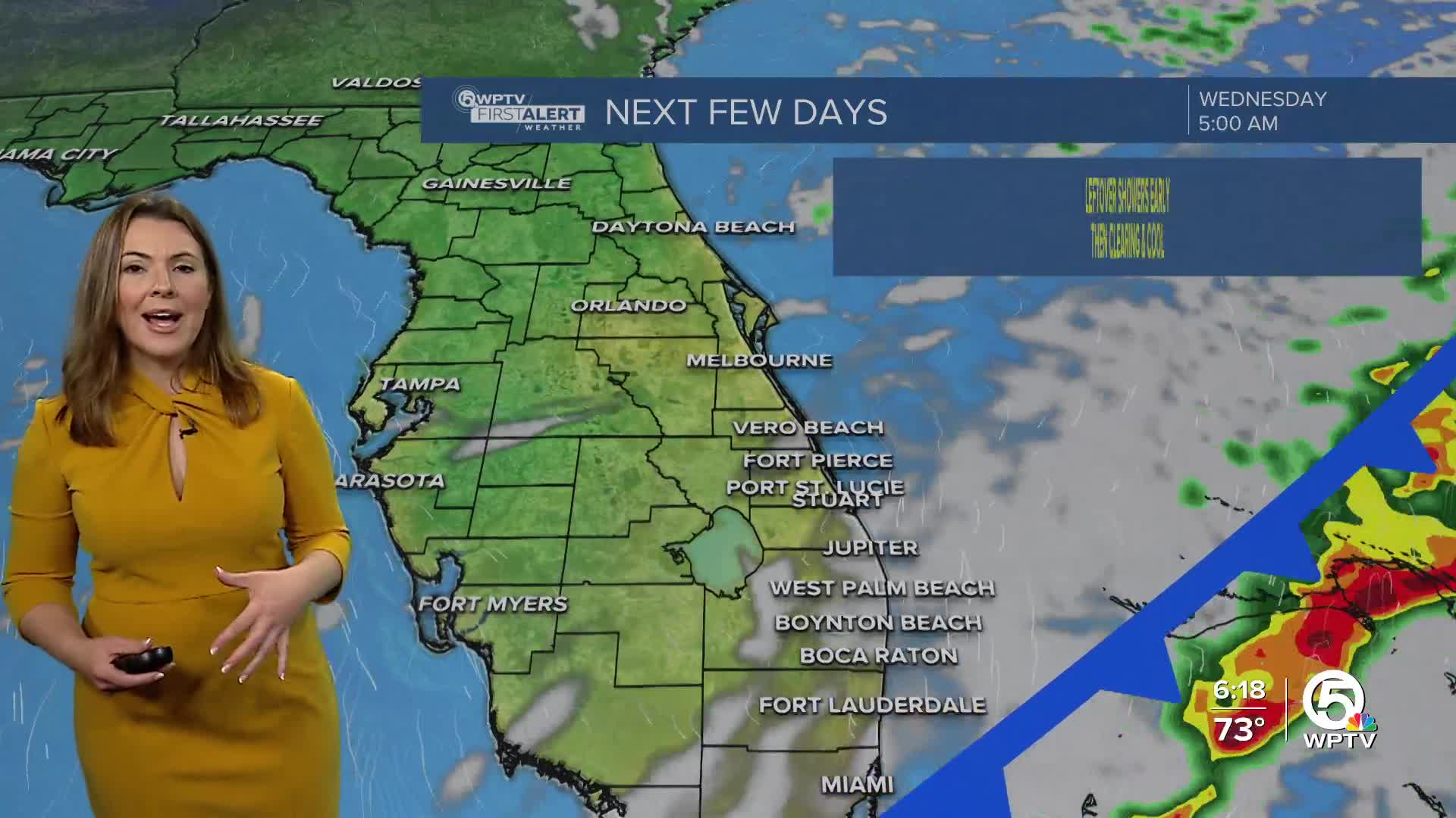 WPTV First Alert Weather Forecast for Morning of Monday, April 7, 2025