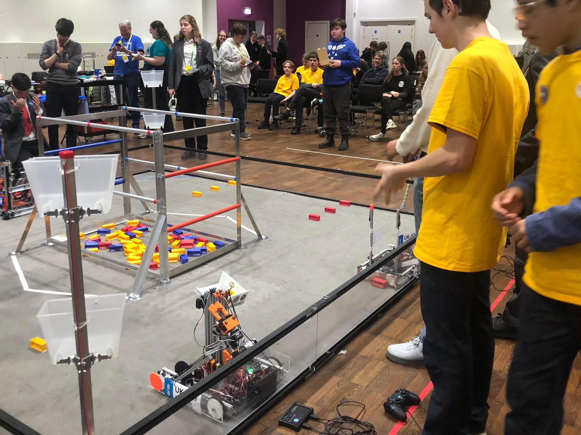 High Peak Youth Robotics find success at their first regional competition