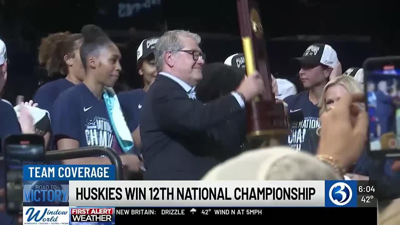 Back on top: UConn wins its 12th national championship