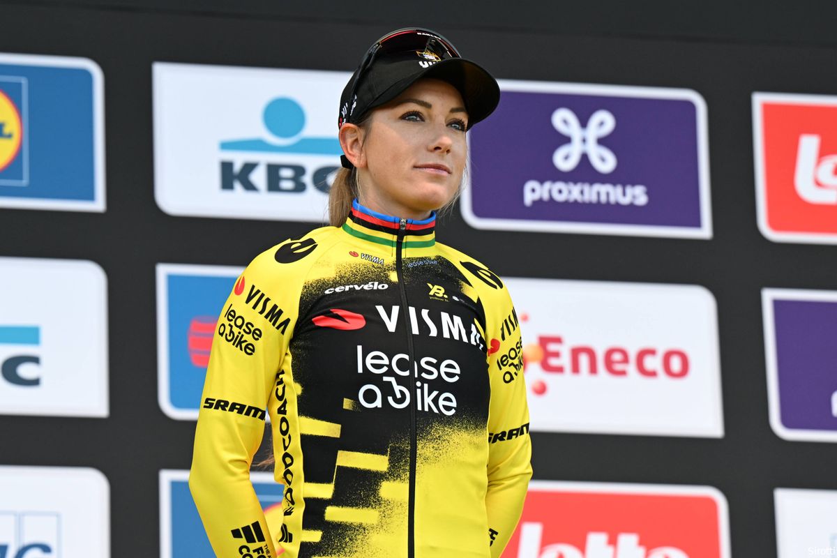 Visma | Lease a Bike moest schakelen na wegvallen Vos op Koppenberg: 'Anders was het een andere ...
