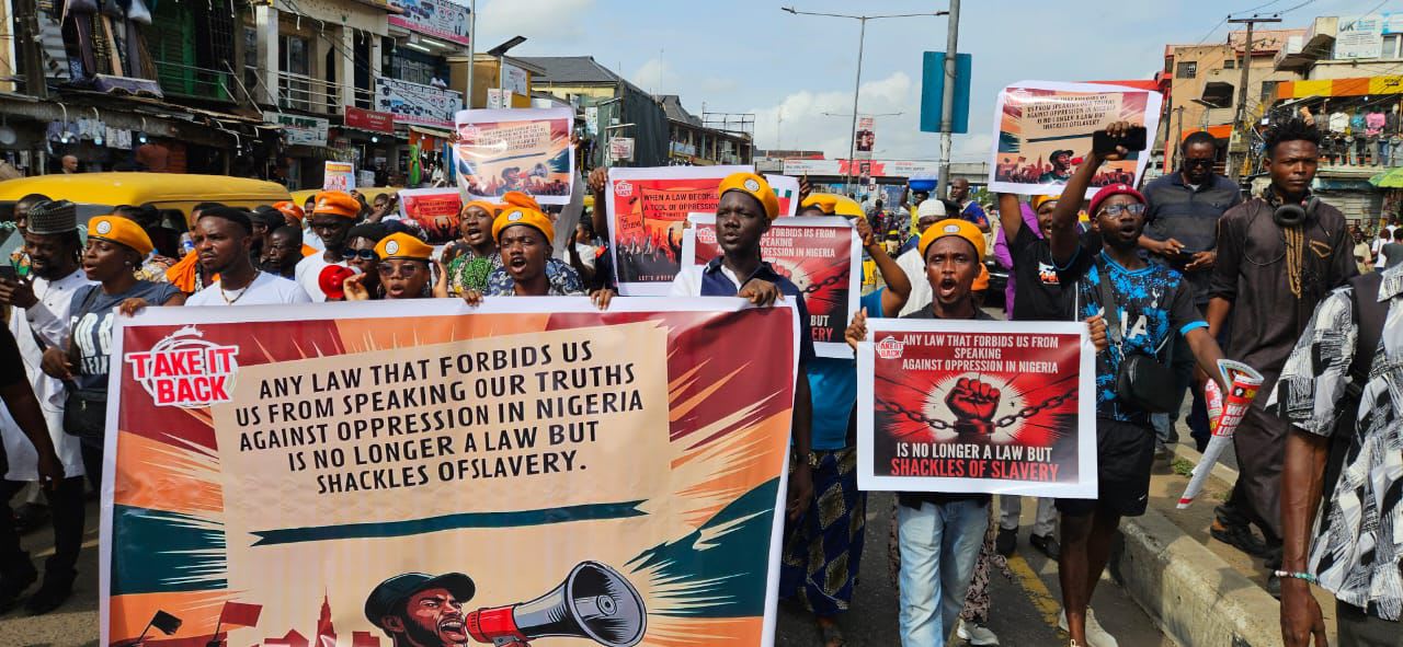 BREAKING: Take-It-Back Movement kicks off nationwide protest in Abuja ...