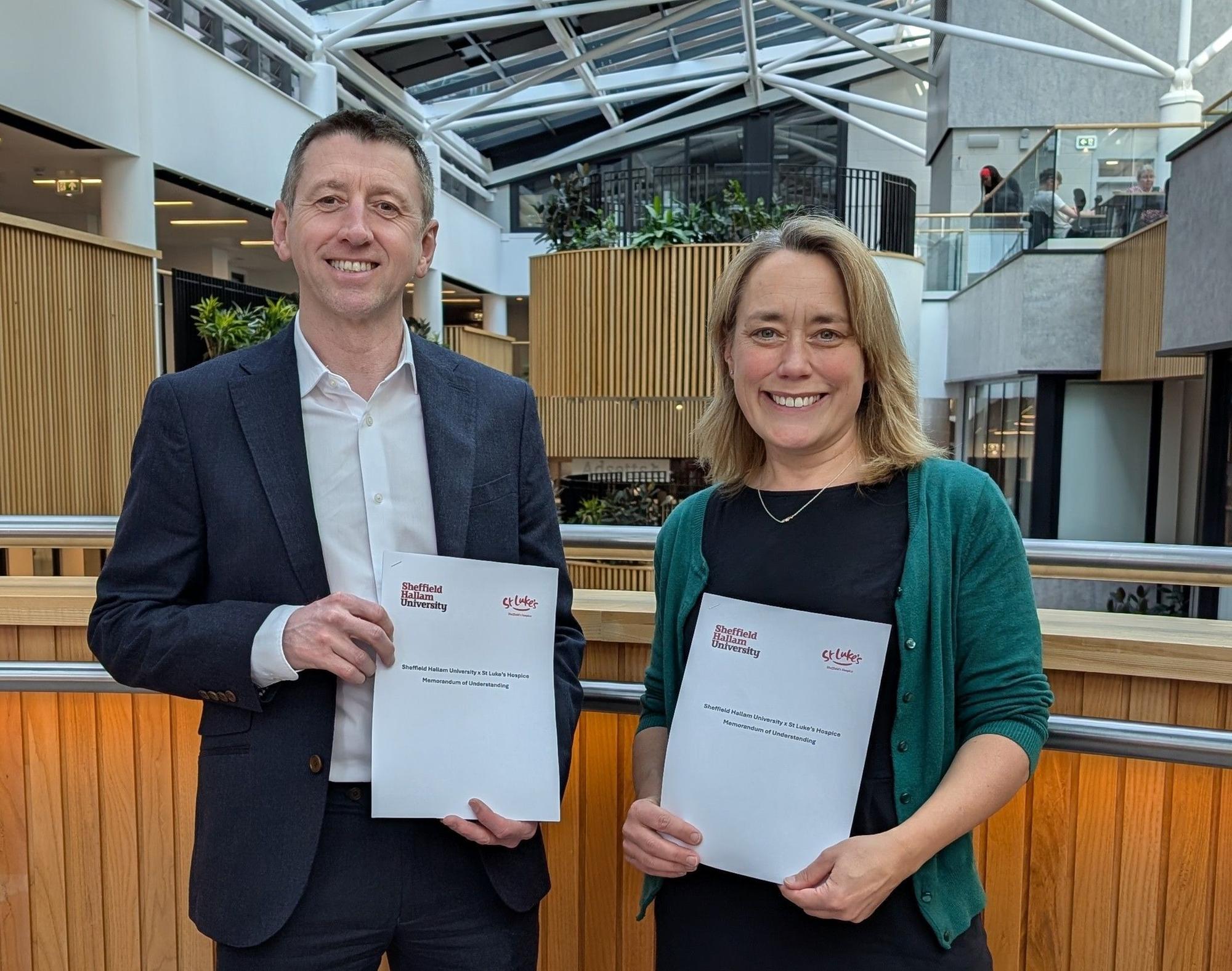 Sheffield Hallam University partners with St Luke’s to explore joint ...