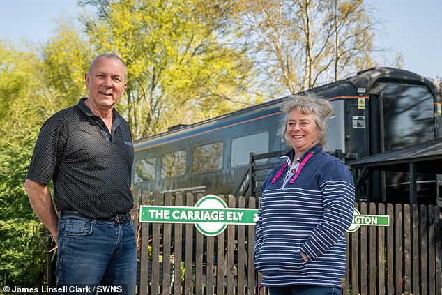 Couple who converted old railway carriage on TV win fight to keep it