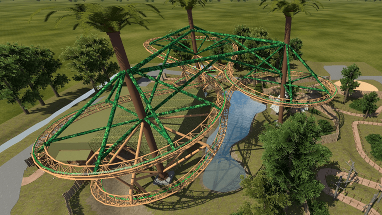 Neue Achterbahn im Serengeti-Park: Eröffnung verspätet sich enorm