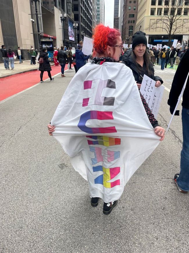 All Hands On Deck: Chicagoans Flock To Anti-Trump, Anti-DOGE Protest