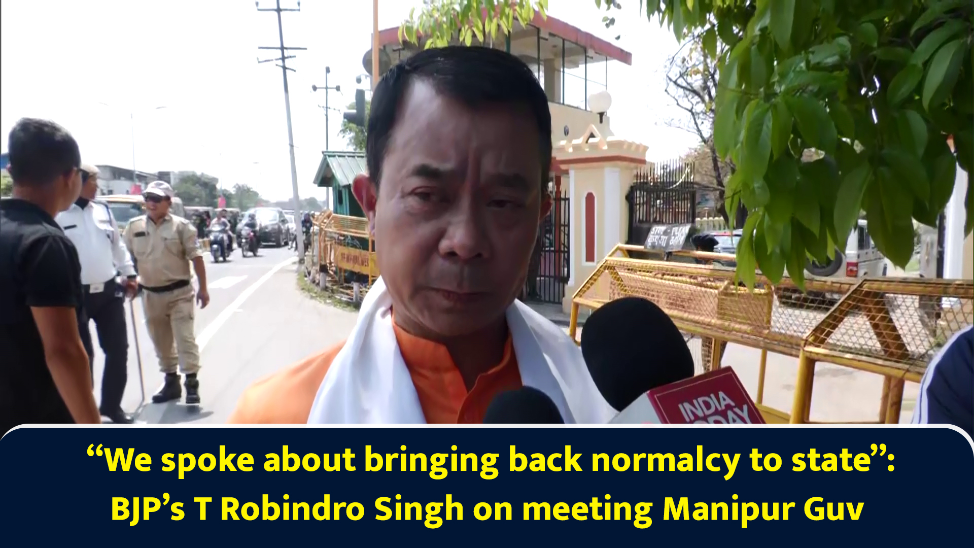 “We spoke about bringing back normalcy to state”: BJP’s T Robindro Singh on meeting Manipur Guv