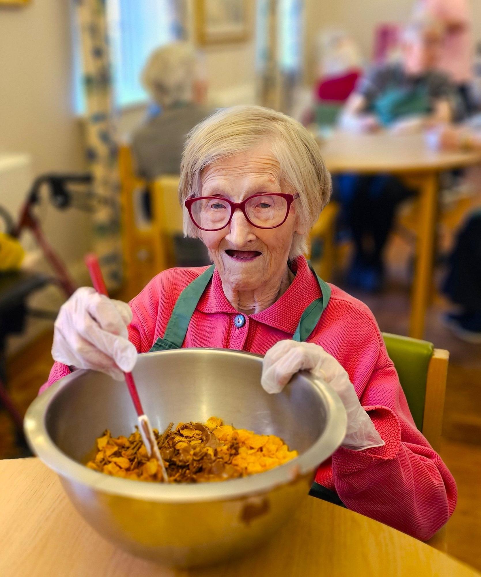 Elm Bank care home residents enter Barchester’s Easter cake competition