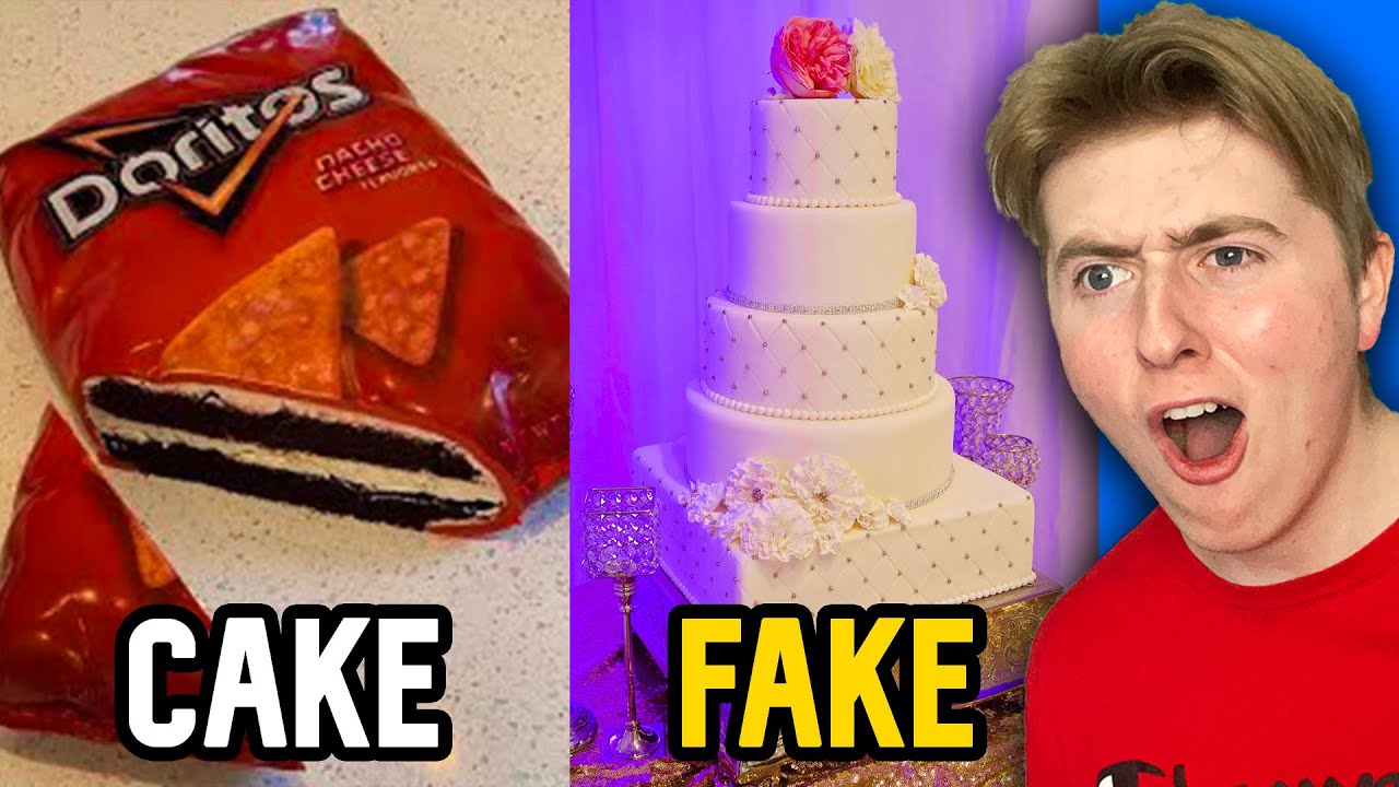 Is it cake or fake challenge