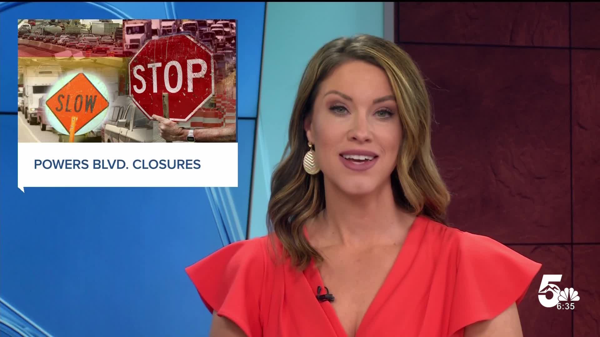 Powers Boulevard will have temporary overnight closures beginning ...