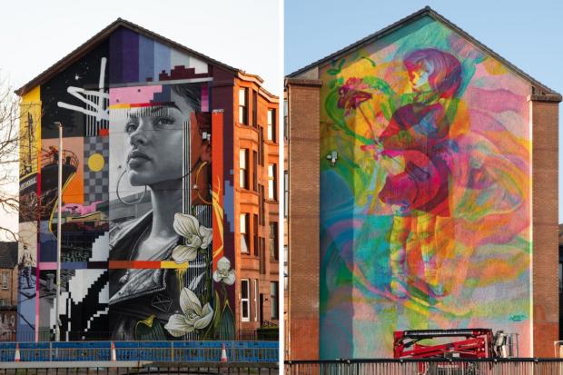 Stunning new murals unveiled in Southside of Glasgow