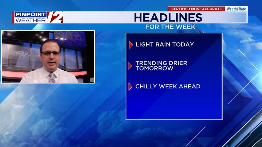 WPRI 12 Weather Now 4/7/25: Light rain, chilly today; drier weather for ...