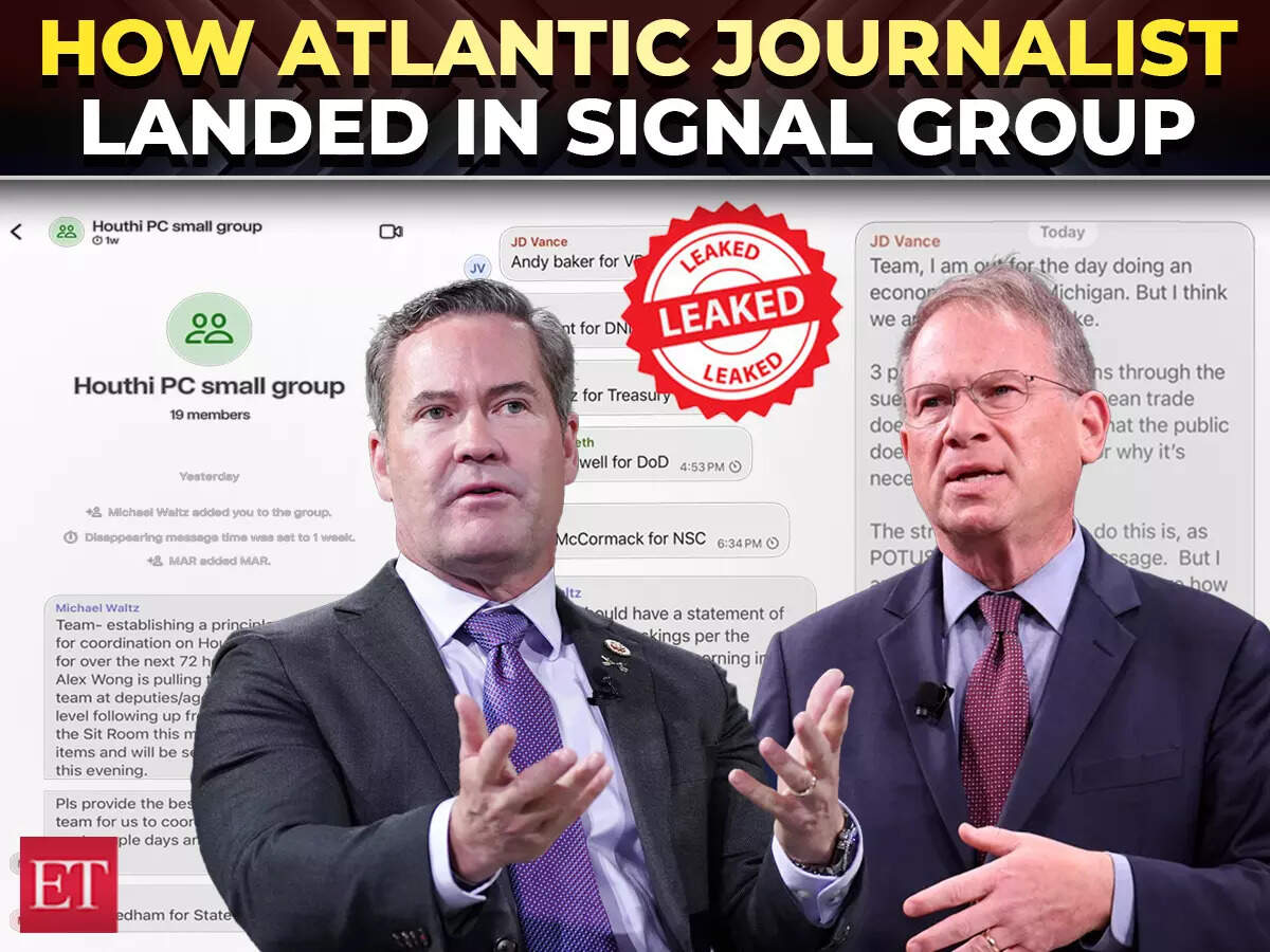 Revealed! How Mike Waltz added Atlantic journalist Goldberg to 'Houthi ...