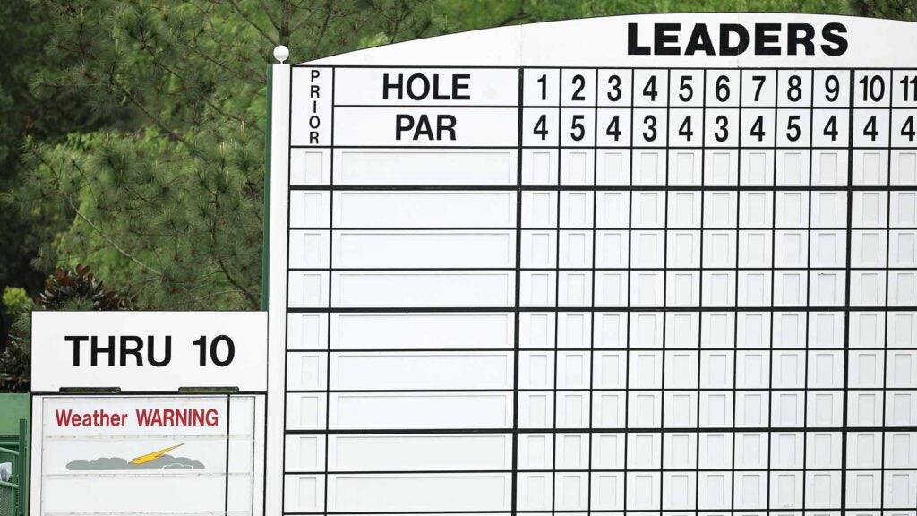 Masters weather update: Augusta National evacuated Monday