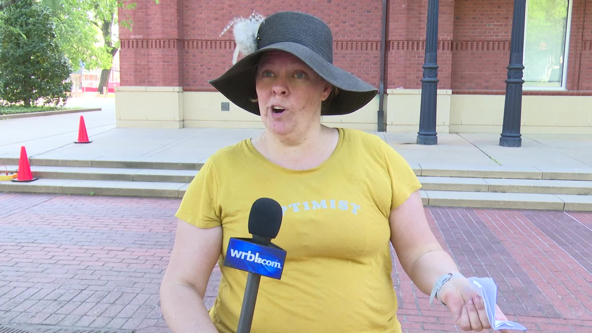 Kaitlin Bell, Organizer from Indivisible Columbus, speaks out against ...