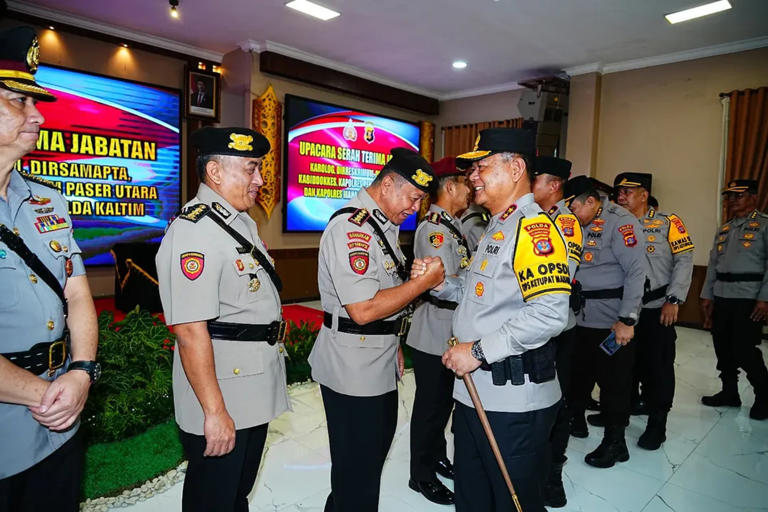 Irjen Endar Priantoro Pimpin Sertijab Pejabat Utama Polda Kaltim, Termasuk 2 Kapolres