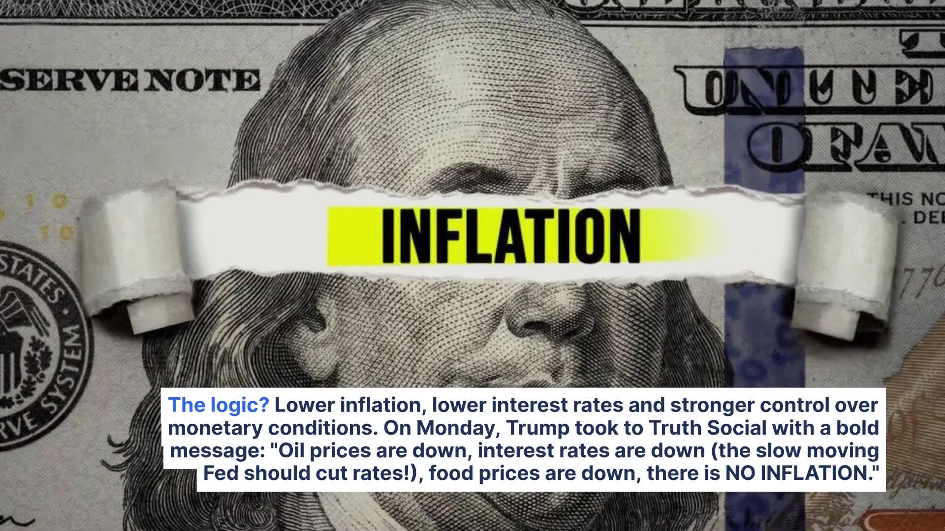 Emergency Fed Rate Cut Odds Spike As Trump Says 'No Inflation,' Calls ...