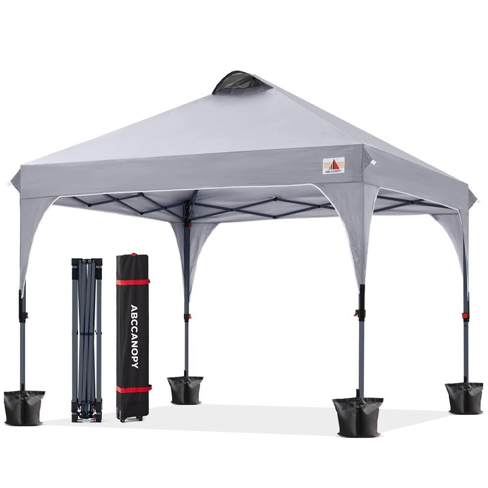 Get coverage—rain or shine—with these waterproof pop-up canopy tents