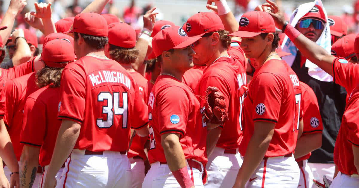 Georgia drops to No. 7 in latest D1 Baseball rankings with No. 1 ...