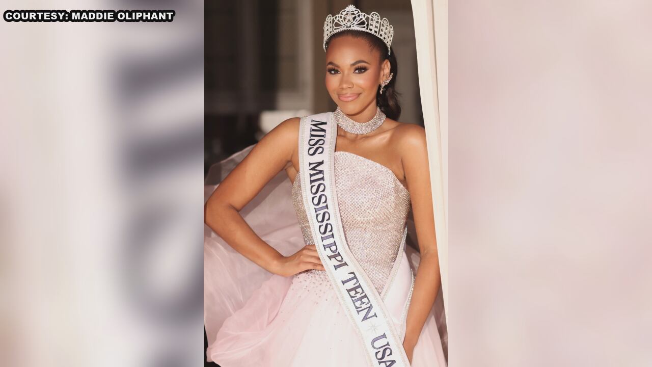 Hickory native Maddie Oliphant crowned Miss Mississippi Teen USA 2025