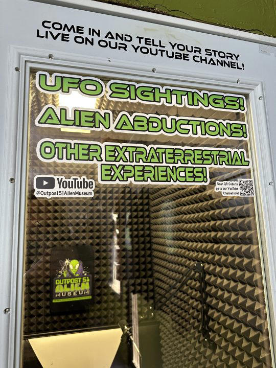 Alien exhibits spark curiosity in museum near Las Vegas