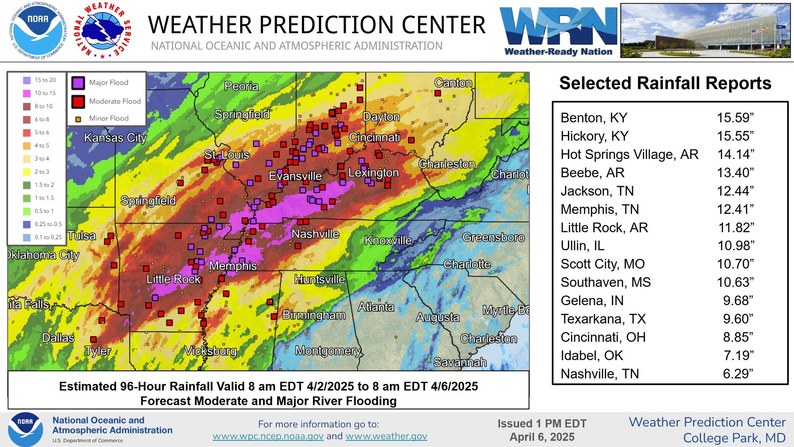 How much rain fell during the Tennessee storms? Communities see 12 ...