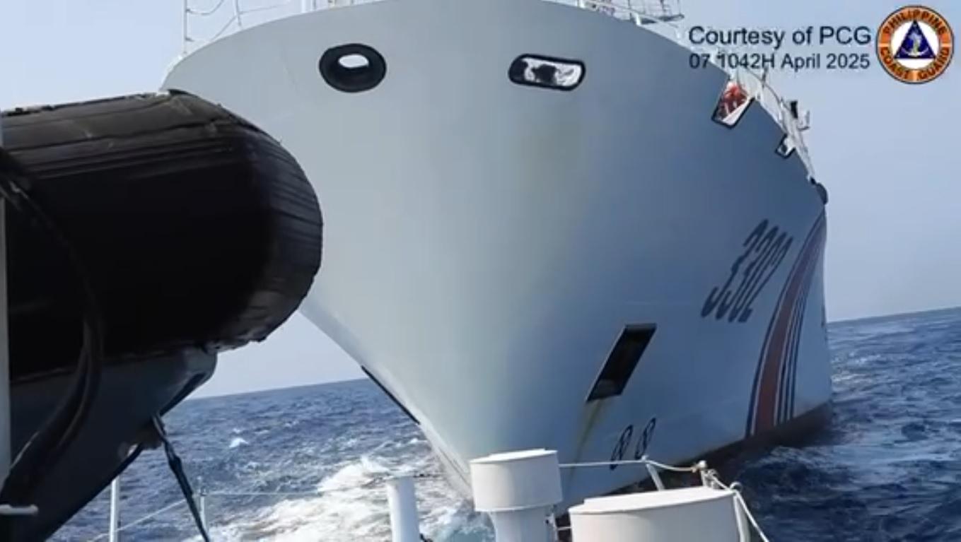 China Coast Guard vessel tries to ram BRP Cabra