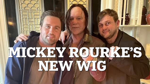 Mickey Rourke enters Celebrity Big Brother with new wig