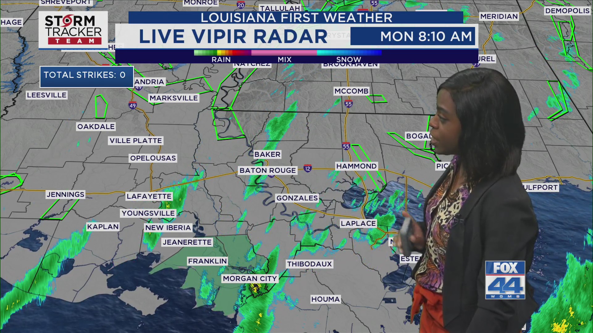 Monday Morning Forecast for Baton Rouge 4-7-25: Sprinkles & Light Rain ...