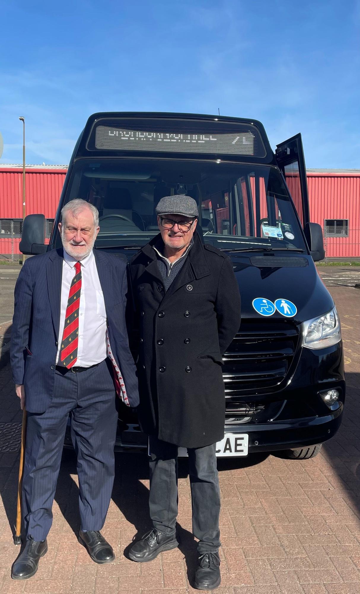 Are we seeing double? Two brand new 16-seater adapted buses arrive at ...