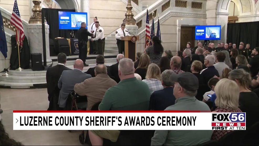Luzerne County Sheriff's Department adopts public swearing-in ceremony tradition
