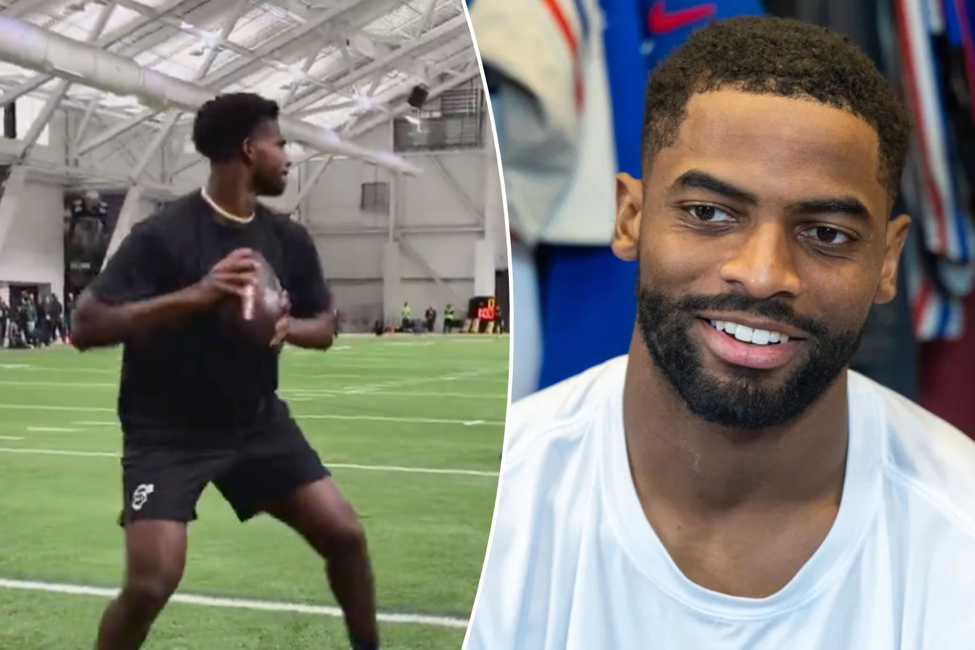 Giants’ Darius Slayton backs Shedeur Sanders after pro day criticism ...
