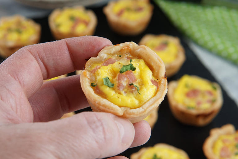 Mini Ham & Cheese Quiche