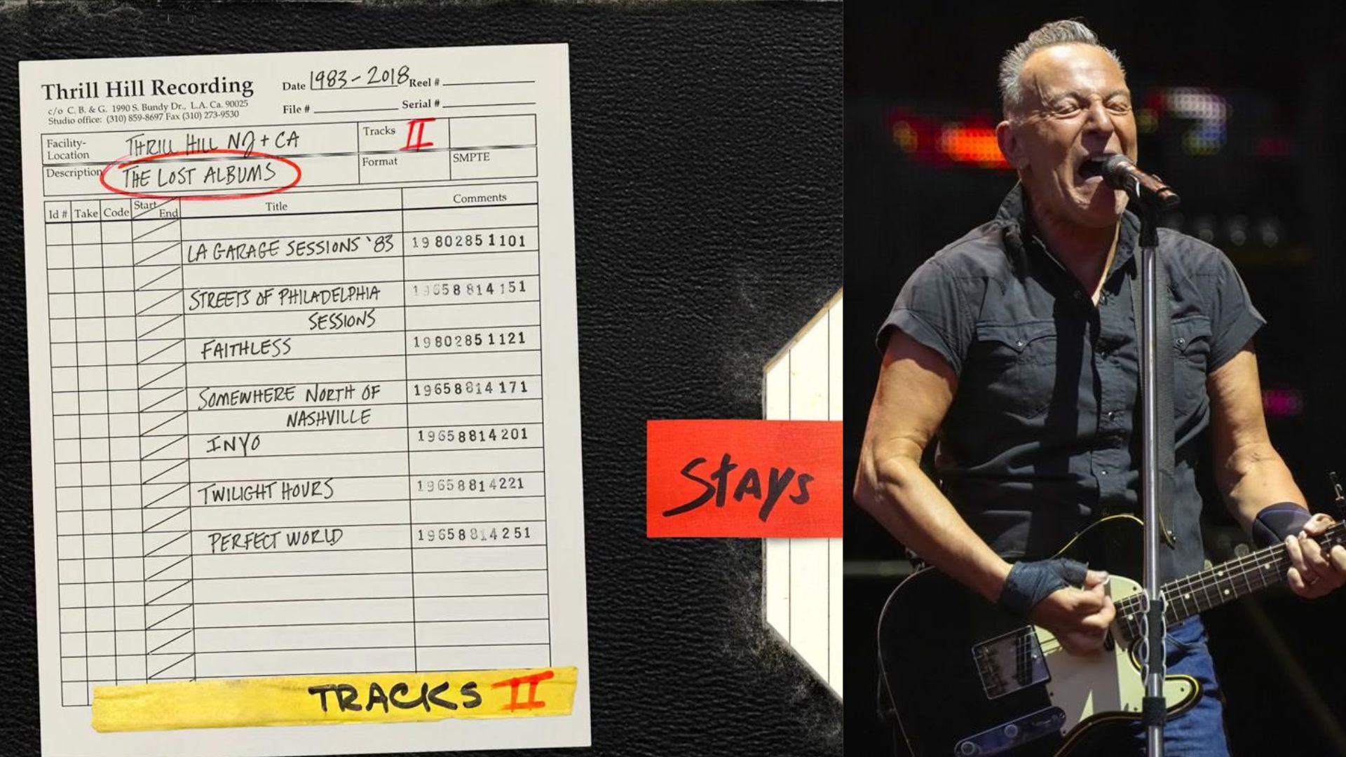 Bruce Springsteen just announced he's dropping 83 unreleased songs THIS ...