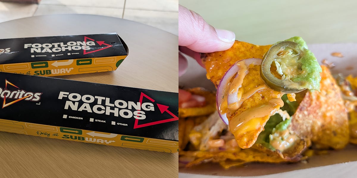 I Tried Subway's New Doritos Footlong Nachos To See If The Hate Is ...