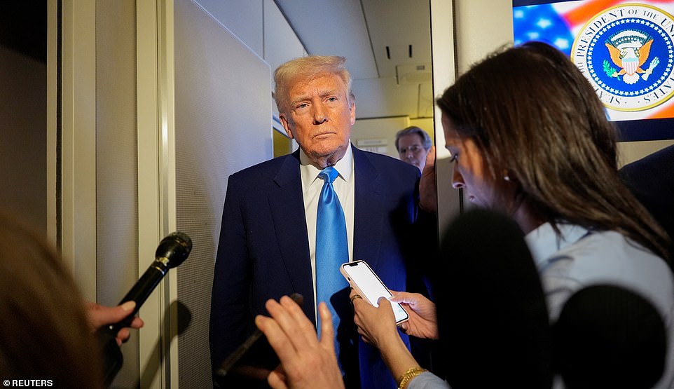 Trump berates Bloomberg reporter over tariffs question