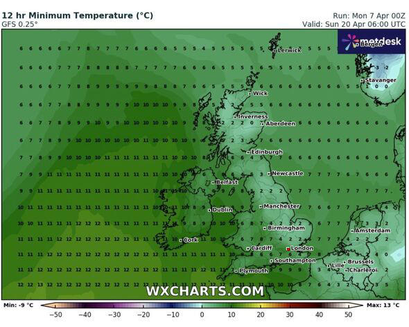 Cold weather forecast shows UK hit by -1C and even snow - map shows ...