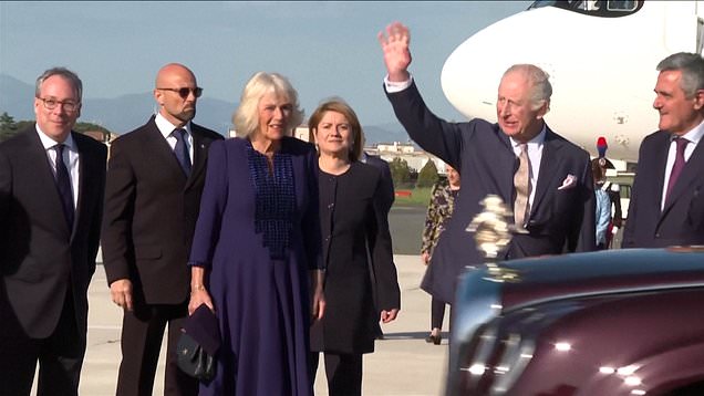 King Charles defies cancer worries arriving in Rome for four-day visit