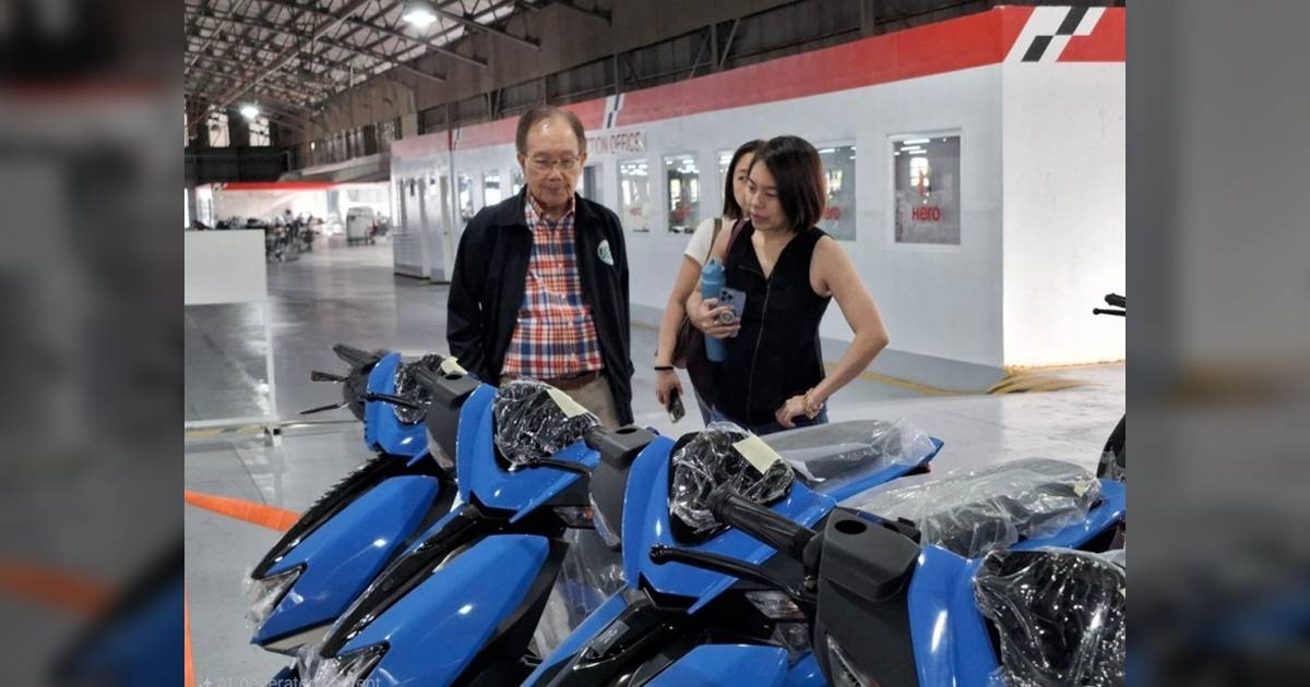 Angkas founder visits TMC-Hero plant