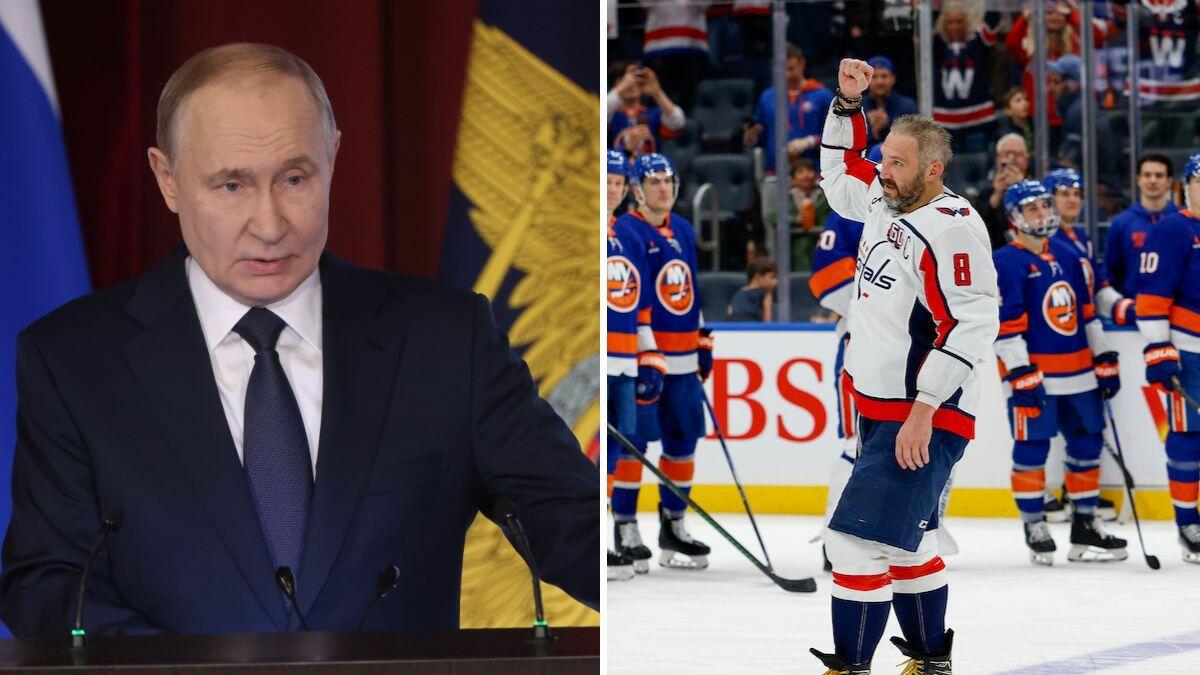Vladimir Putin Reacts To Ovechkin Breaking NHL Record