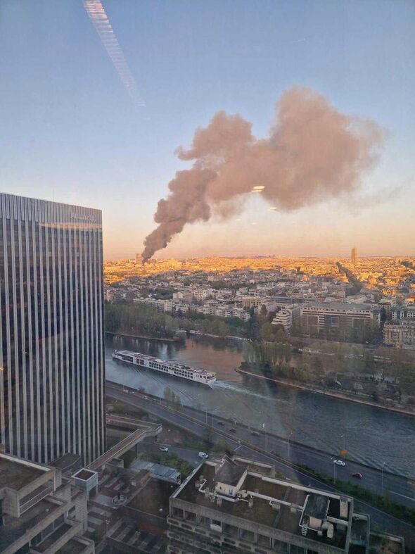 Paris fire: Blaze erupts in heart of France's capital as flames and ...