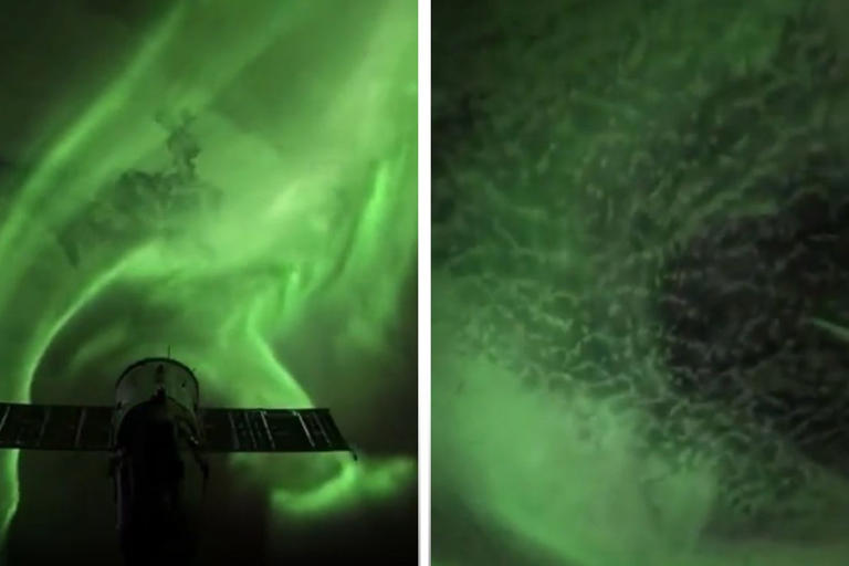 NASA astronaut captures aurora from space