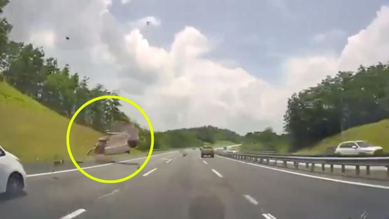 ¿Ocurrió en Mérida? Conductor graba terrible accidente en carretera