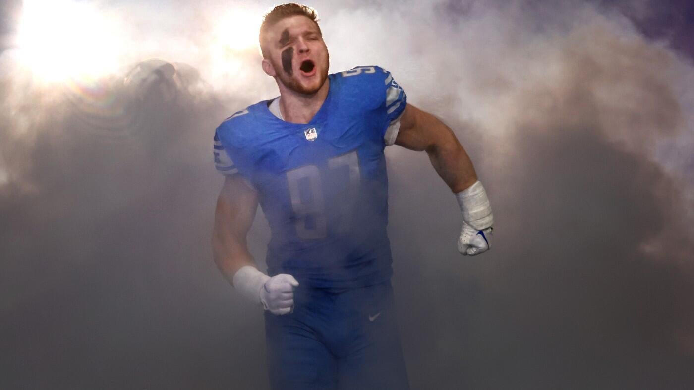 Aidan Hutchinson injury update: Lions star posts promising video six ...