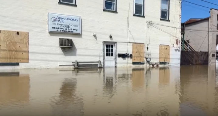 Communities in southeast Indiana impacted as flooding continues along ...