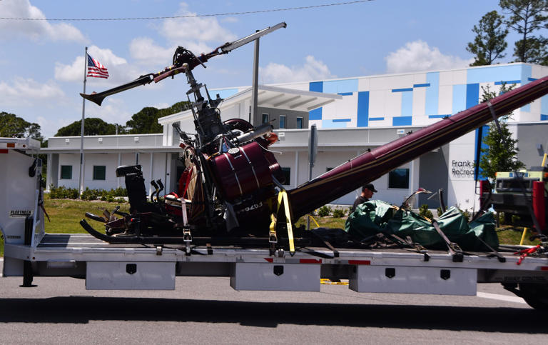 Helicopter crash site cleared in Rockledge as federal authorities ...