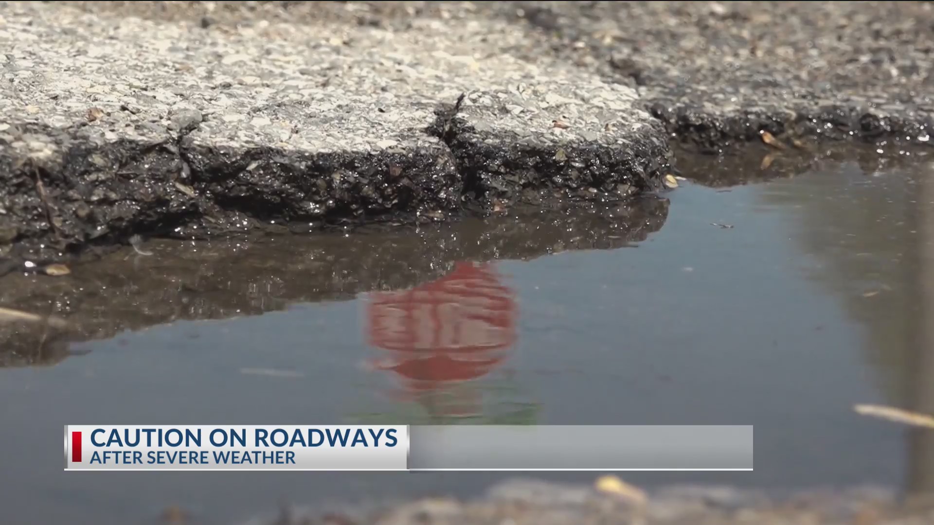 Potholes affecting drivers after severe weather