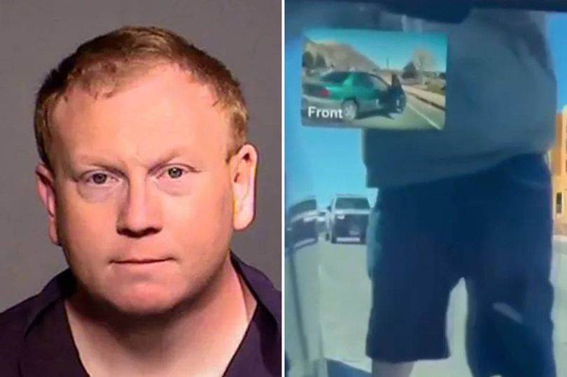 Tesla driver 'brutally attacked in road rage hell' after being 'boxed ...
