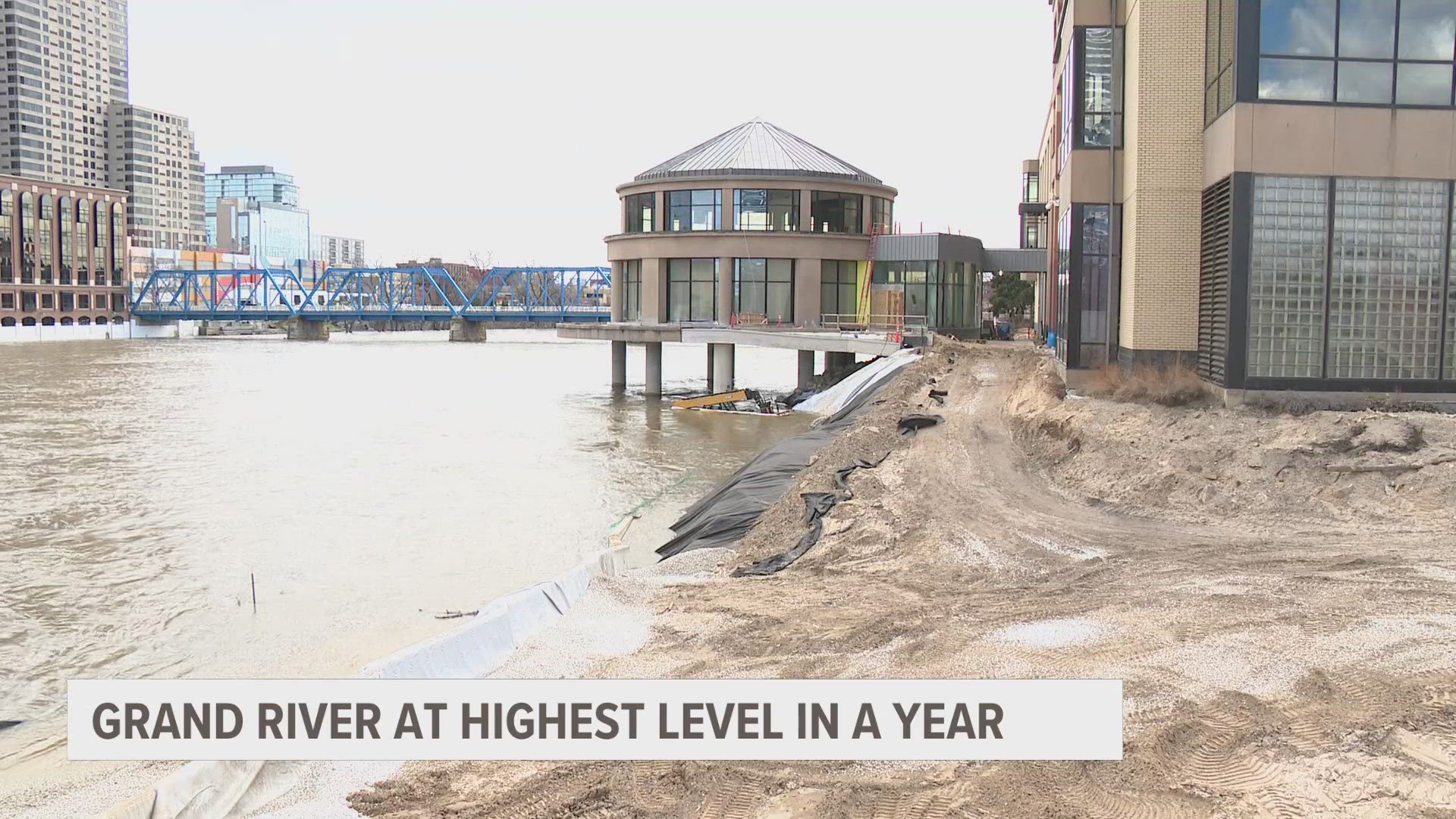 The Grand River is the most flooded it's been in a year