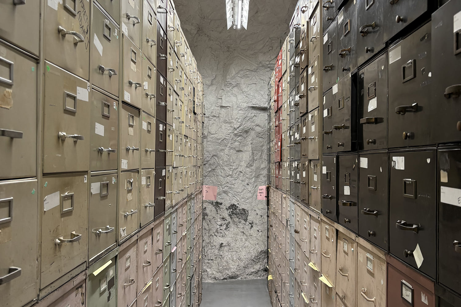 Inside the mine housing the federal government's retirement records ...